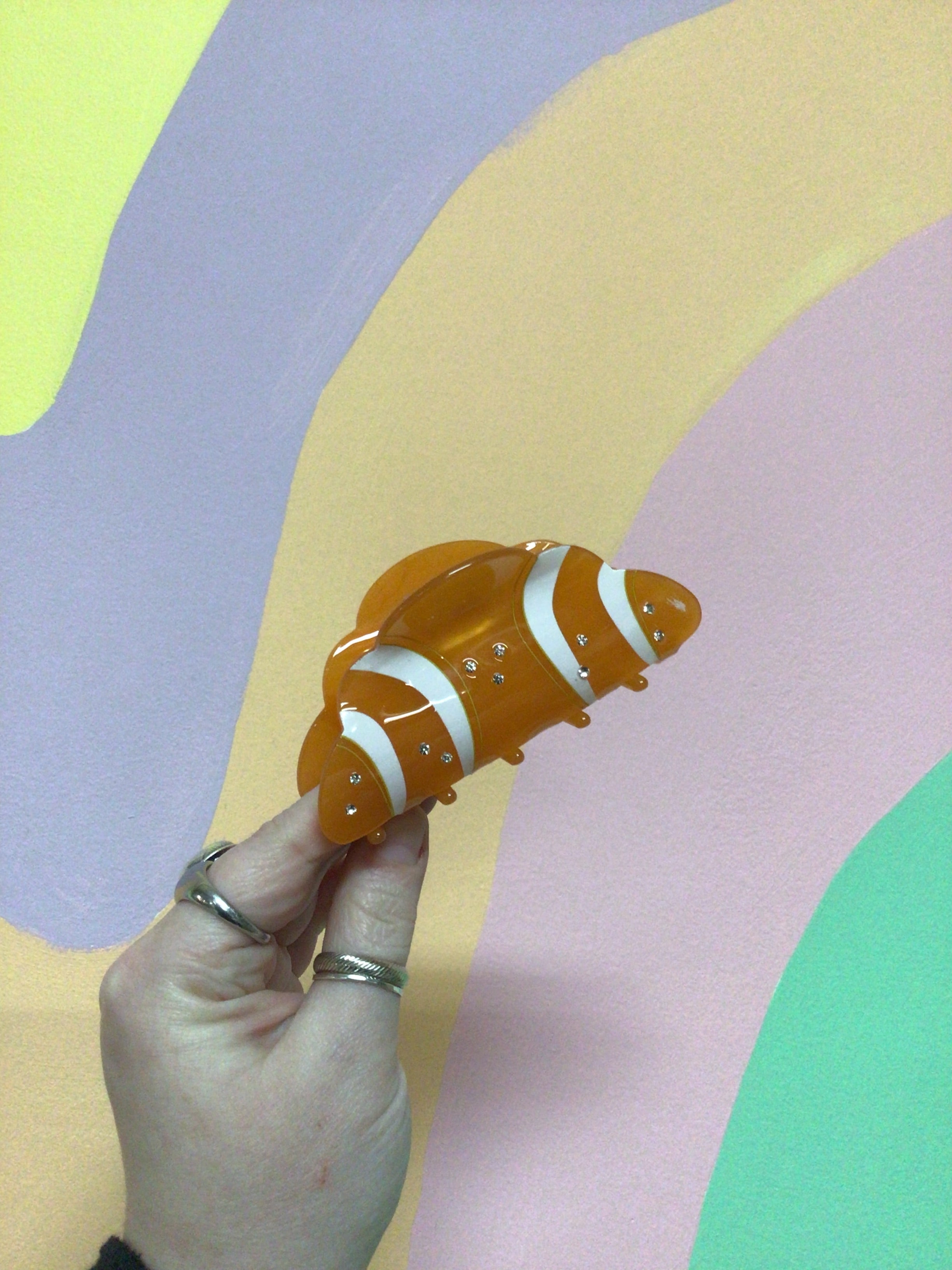 Sparkle Croissant Hair Claw – Sunshine Studio