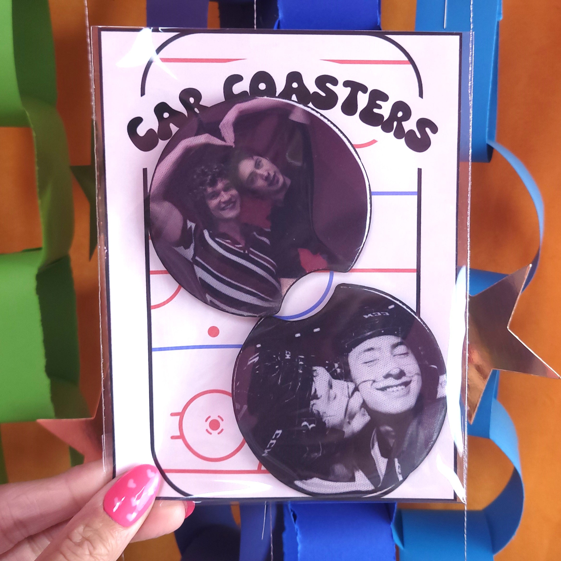 Heated Rivalry Mismatch Car Coaster Sets – Sunshine Studio